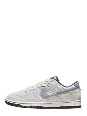 Nike Dunk Low "on The Bright Side Photon Dust" Sneakers - Gray/blue