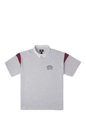 CONVERSE Converse Retro Polo Shirt Asia Sizing 'grey' Grey/red