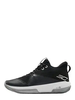 Under Armour Sc 3zer0 Iv Low-top Athletic Sneakers - Black