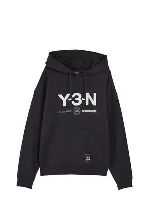 Adidas Y-3 Nbhd Graphic Hoodie - Black