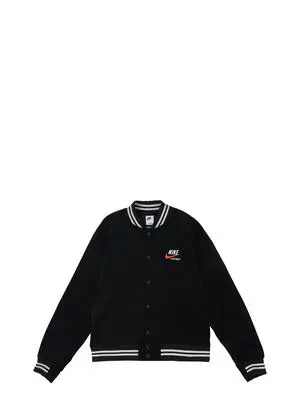Nike Embroidered Jacket - Black