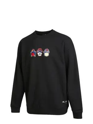 Adidas Graphic Crewneck Sweater - Black