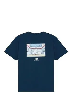 NEW BALANCE X Anb Brand Tee Asia Sizing 'blue White - Blue/white