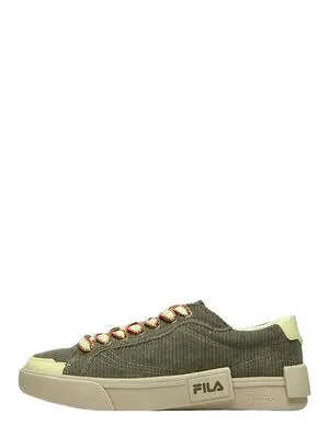 FILA FUSION Pop Skate Shoes - Olive Green/white