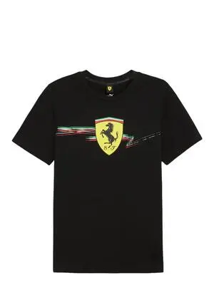 PUMA Scuderia Ferrari Race Big Shield T-shirt - Black