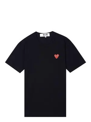 Play Comme Des Garcon Heart T-shirt - Black