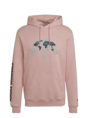 Adidas Originals Pullover Hoodie With Graphic Logo - Multi-color