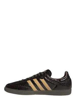 Adidas Samba Og Lace Up Sneakers - Shadow Olive/oat/trace Brown