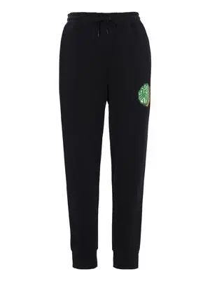 JORDAN Mj Sticker Sweatpants Casual Sports Fleece Lined Long Pants - Black