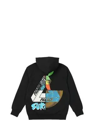 PALACE Mix Up Hooded Sweatshirt With Triangle Logo - Black