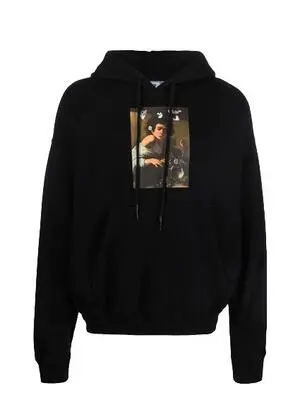 OFF-WHITE Off-White FW21 Alphabet Print Drawstring Pullover