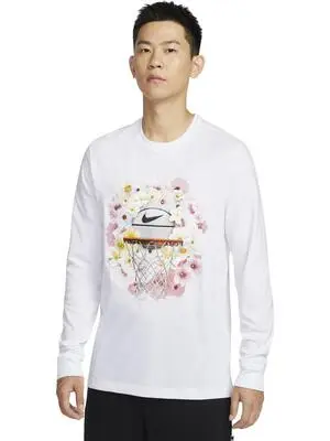 Nike As Nk Tee Ls M90 Oc 2 Sp25 T-shirt - White