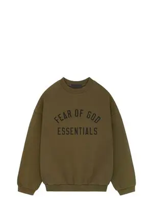 Fear Of God Fleece Crewneck - Olive