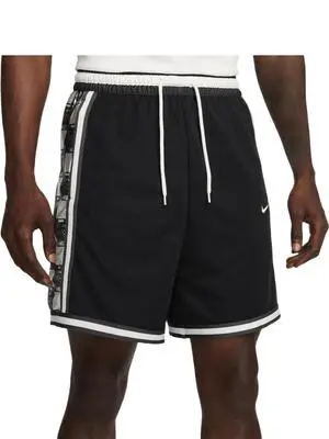 Nike Dri-fit Pattern Print Basketball Shorts - Black