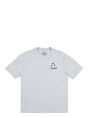 PALACE Bones Marl Logo Printing Short Sleeve T-shirt - Grey