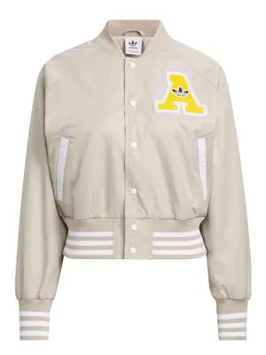 Adidas Originals Collegiate Bomber Jacket - Beige