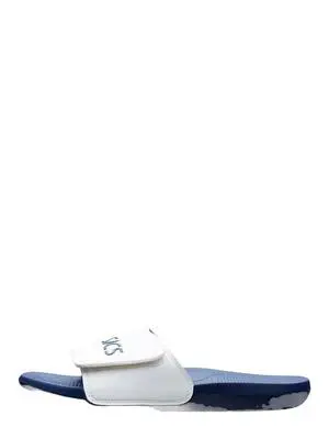 Asics Adjustable Slide Sandals - White/blue
