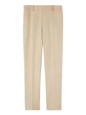 Off-White Logo Casual Trousers - Beige