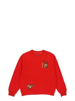 LI-NING Rijindoujin Sweatshirt - Red/multi-color