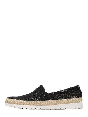Sketchers Flexpadrille 3.0 Slip-on Espadrille Flats - Black