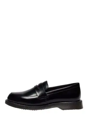 Dr. Martens Temara Polished Smooth Leather Loafers - Black