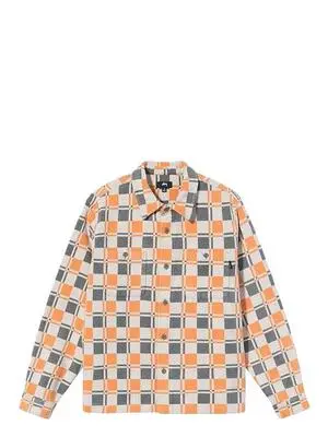 StÜssy Brent Plaid L/s Shirt - Tan