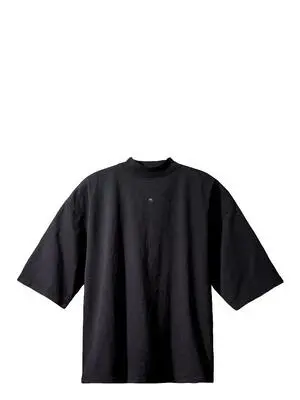 Yeezy X Balenciaga Logo 3/4 Sleeve Tee - Black