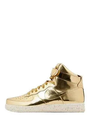 Nike Lunar Force 1 High Top Sneakers - Goldyellowgold/goldyellowgold
