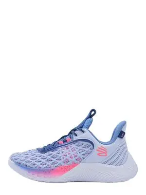 Under Armour Curry Flow Low Top Athletic Sneakers - Blue/white/pink