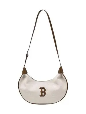 MLB Canvas Shoulder Bag - White