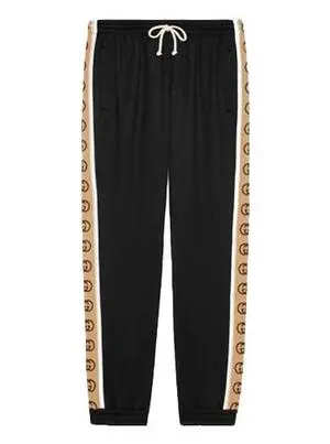 Gucci Technical Jersey Jogging Pants - Black