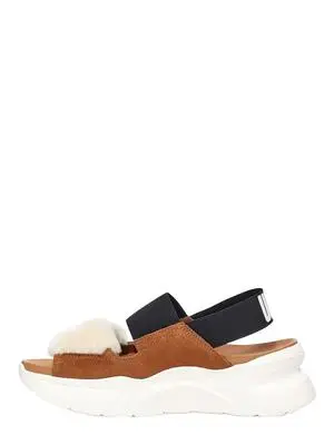 UGG Sandals - Chestnut Brown/black/white