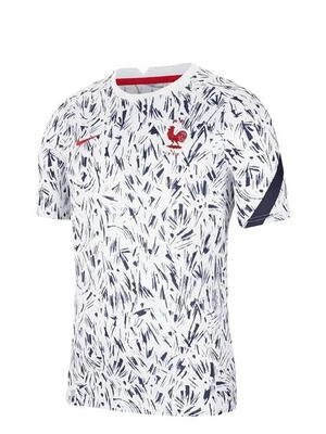 Nike France National Team 20/21 Training Jersey - White/blue/red