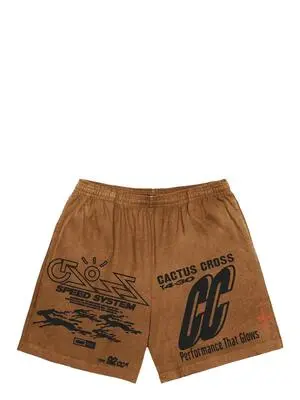 TRAVIS SCOTT Cactus Jack 92cc Shorts - Brown