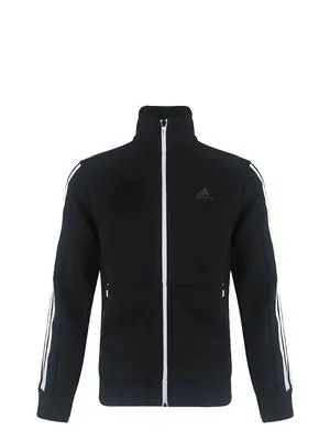 Adidas Knitted Track Jacket - Black