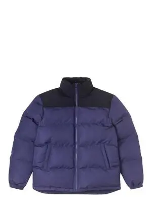 CONVERSE Colorblock Down Jacket - Purple/black