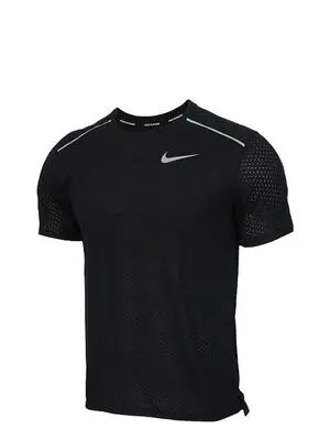 Nike Dri-fit Short Sleeve Training Top - Black