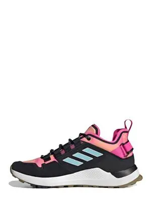 Adidas Hikster Low Athletic Sneakers - Black/pink/blue