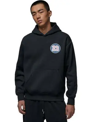JORDAN Air Fleece Pullover Hoodie - Black