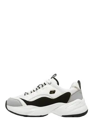 Sketchers D'lites 3.0 Cousin Low Top Sneakers - White/gray