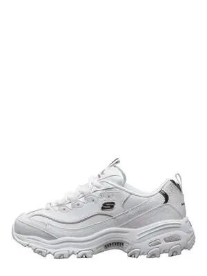 Sketchers D'lites Gs Athletic Sneakers - White/black