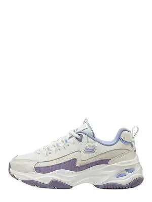 Sketchers Dlites 1.0 Sneakers - Beige/purple/blue