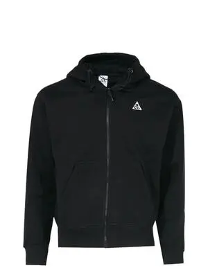 Nike Logo Zip-up Hoodie - Black