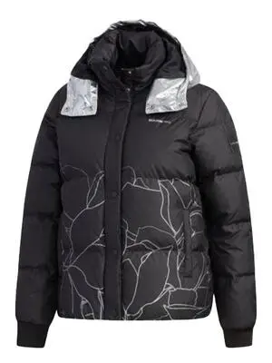 Adidas Padded Hooded Down Jacket - Black