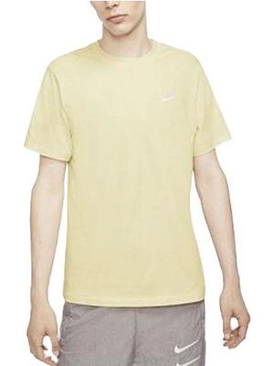 Nike Small Round Neck Short Sleeve Yellow T-shirt - Default Color