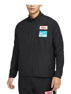 Nike Dri-fit Miler Running Jacket - Black