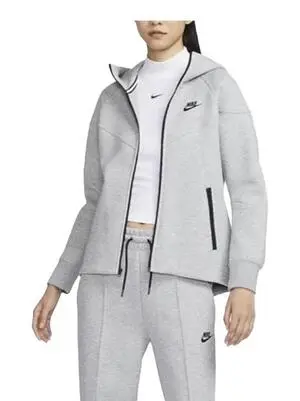 Nike Tech Fleece Full Zip Hoodie - Grey