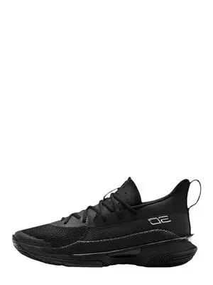 Under Armour Curry "team Black" Athletic Sneakers - Black/metallic Silver
