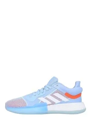 Adidas Marquee Boost Low Basketball Sneakers - Sky Blue/white
