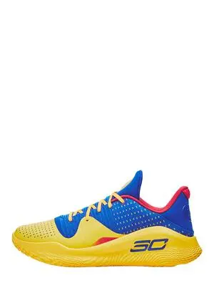 Under Armour Curry 4 Low 'curry Jam' Sneakers - Yellow/blue